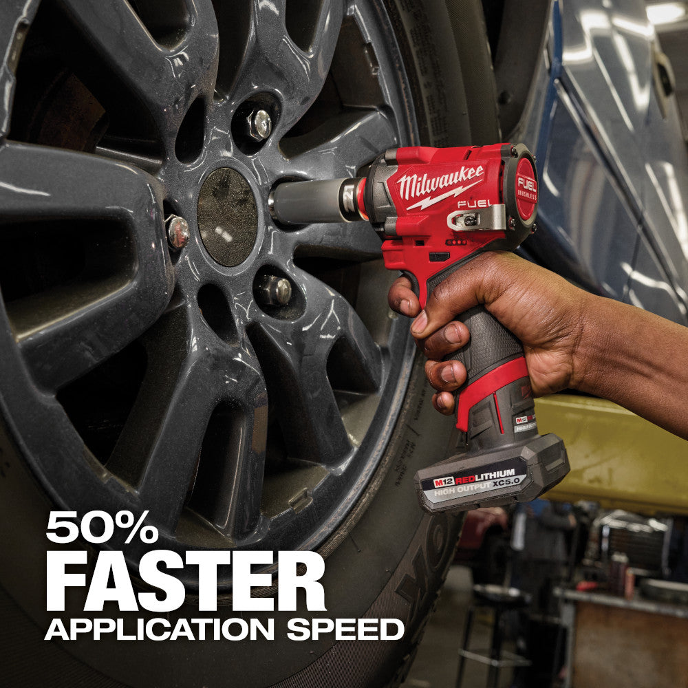 Milwaukee 2563-20 M12 FUEL 12V 1/2" Stubby Impact Wrench - Bare Tool – MaxTool
