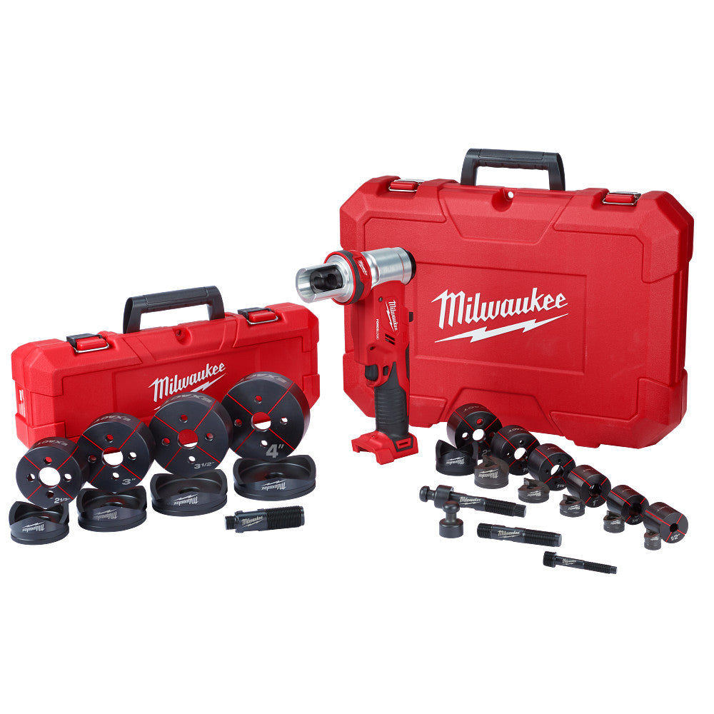 Milwaukee 2677-04 M18 FORCE LOGIC 18V 6T Knockout Tool 1/2"-4" – MaxTool