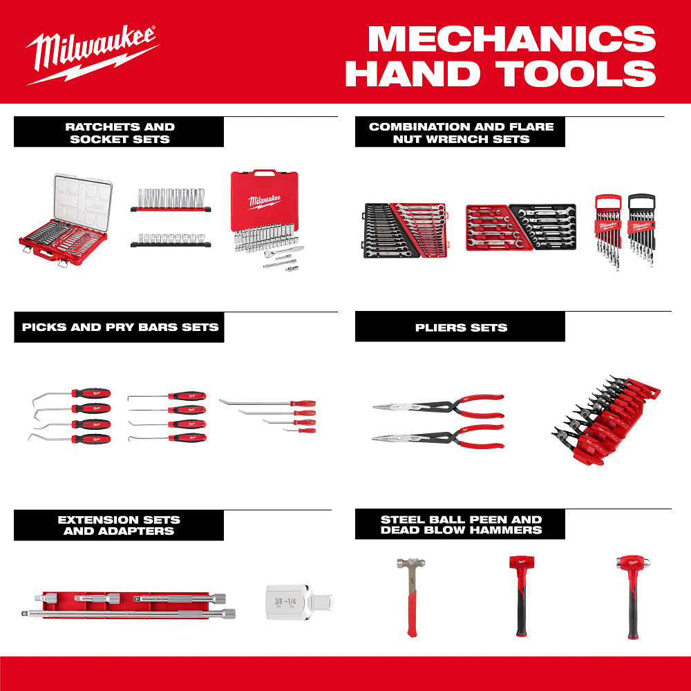 Milwaukee 48-22-9495 Mechanics Hand Tool Master Set w/ PACKOUT Dolly - – MaxTool