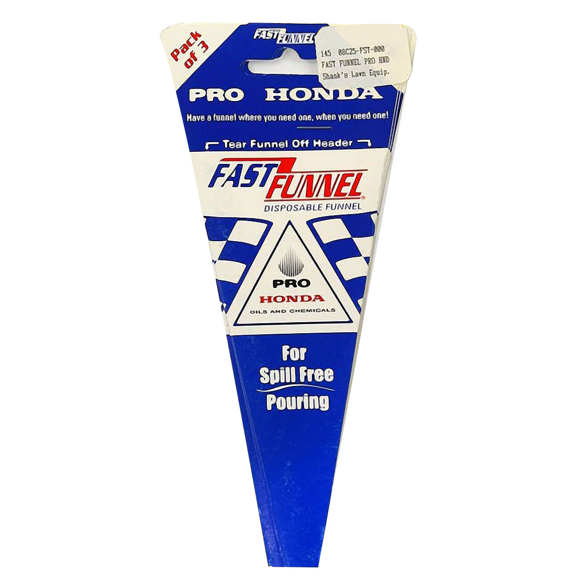 Honda 08C25-FST-000 Disposable Cardboard Flat Folding Pro Fast Funnel ...