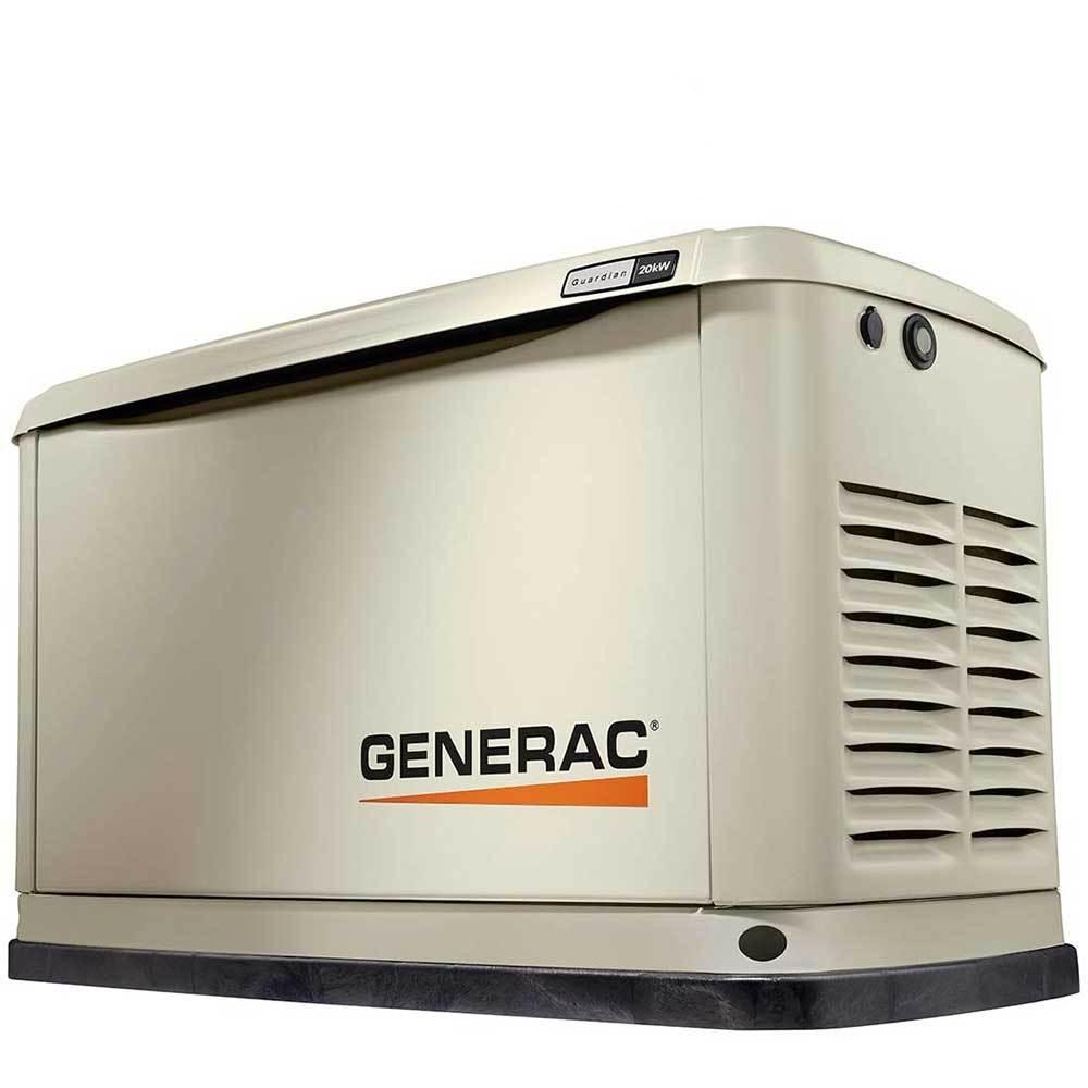 Generac 70771 20/17 kW Air-Cooled Standby Generator, Aluminum Enclosur ...
