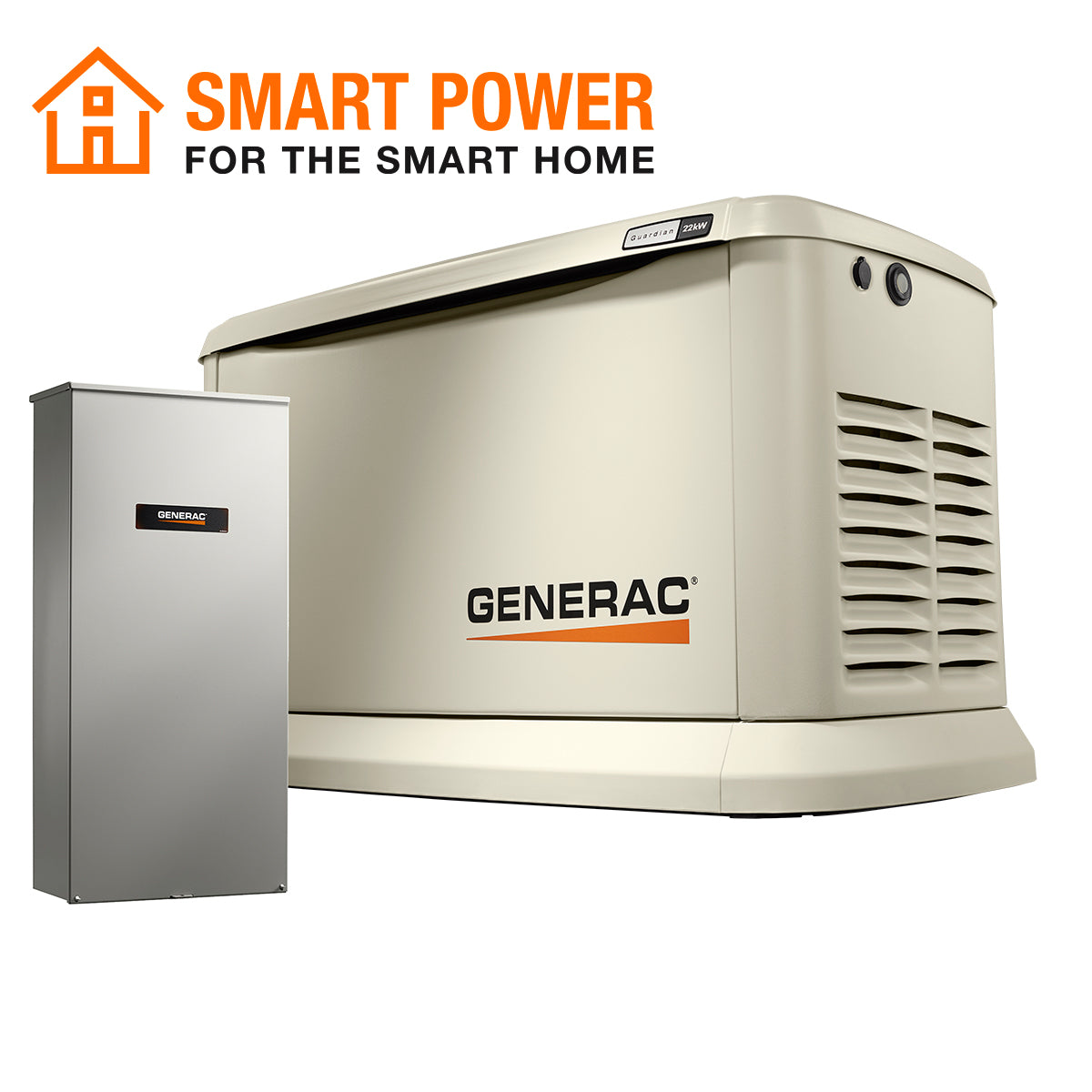 Generac 70432 22,000-Watt Single Phase Auto Start Air Cooled Standby G ...