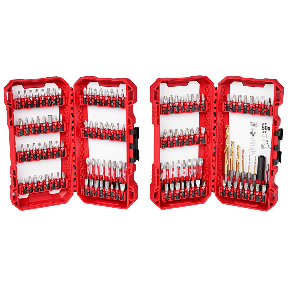 Milwaukee 48-32-5155 SHOCKWAVE Impact Duty Drill & Drive Set - 120 PC ...